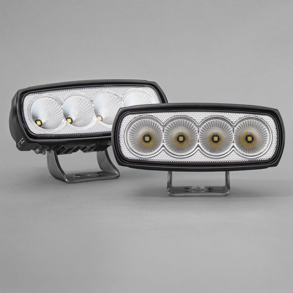 2 Pack 20W LED Work Light Slim Black – Off Grid 4×4