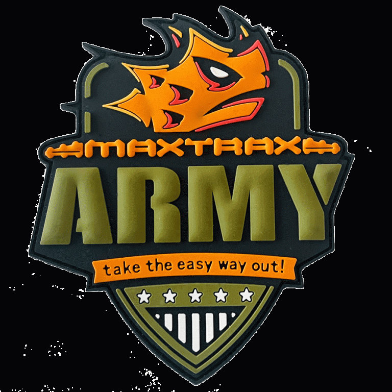 MAXTRAX Army Logo Velcro Morale Patch – Off Grid 4×4