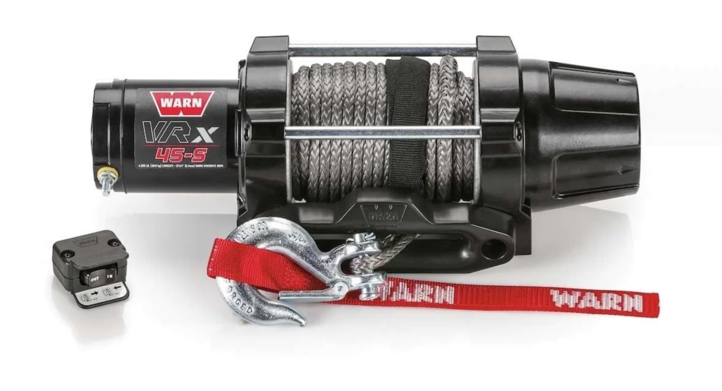 Warn RX 45-S ATV Synthetic Rope Winch – Off Grid 4×4