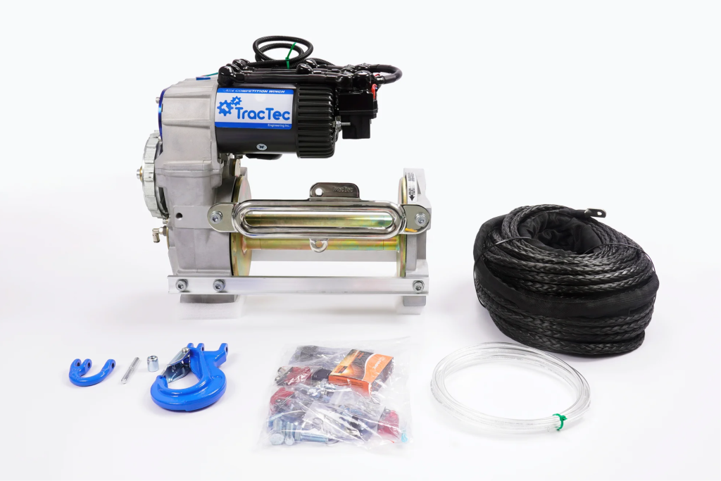 Trac-Tec Comp Spec High Mount Winch Dual Motor 14000lb line pull +30% ...